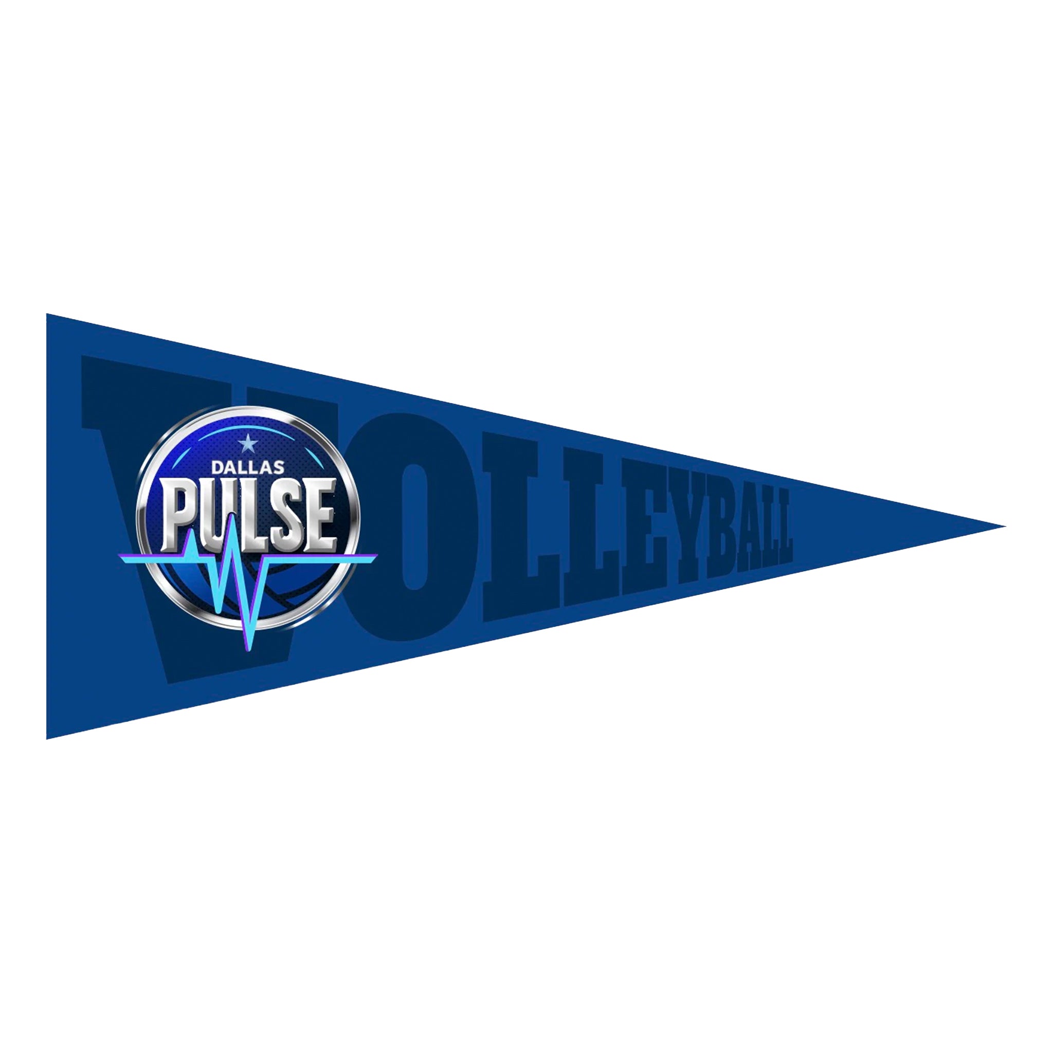 Dallas Pulse Logo Pennant